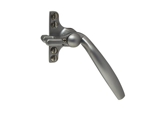 B158FG - Grub Screw Lock Handle on 4-Hole Backplate