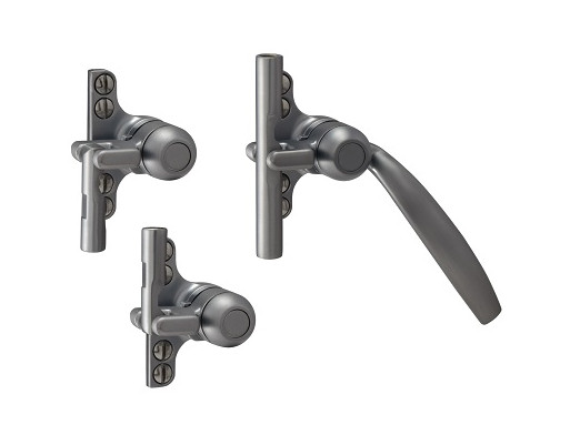 B158N09FTR - Curved Classic Triplex on 4-hole Backplate