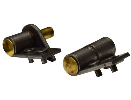 B543 - Traditional Corner Rivet and Weld-on Hinge