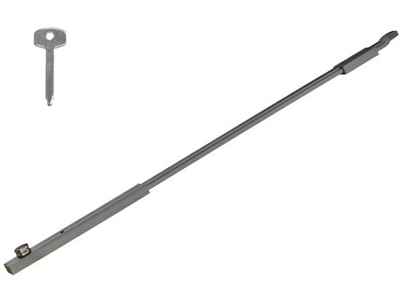 B85F450 - Face Mounted Slim-line 450mm long Key Lockable Bolt